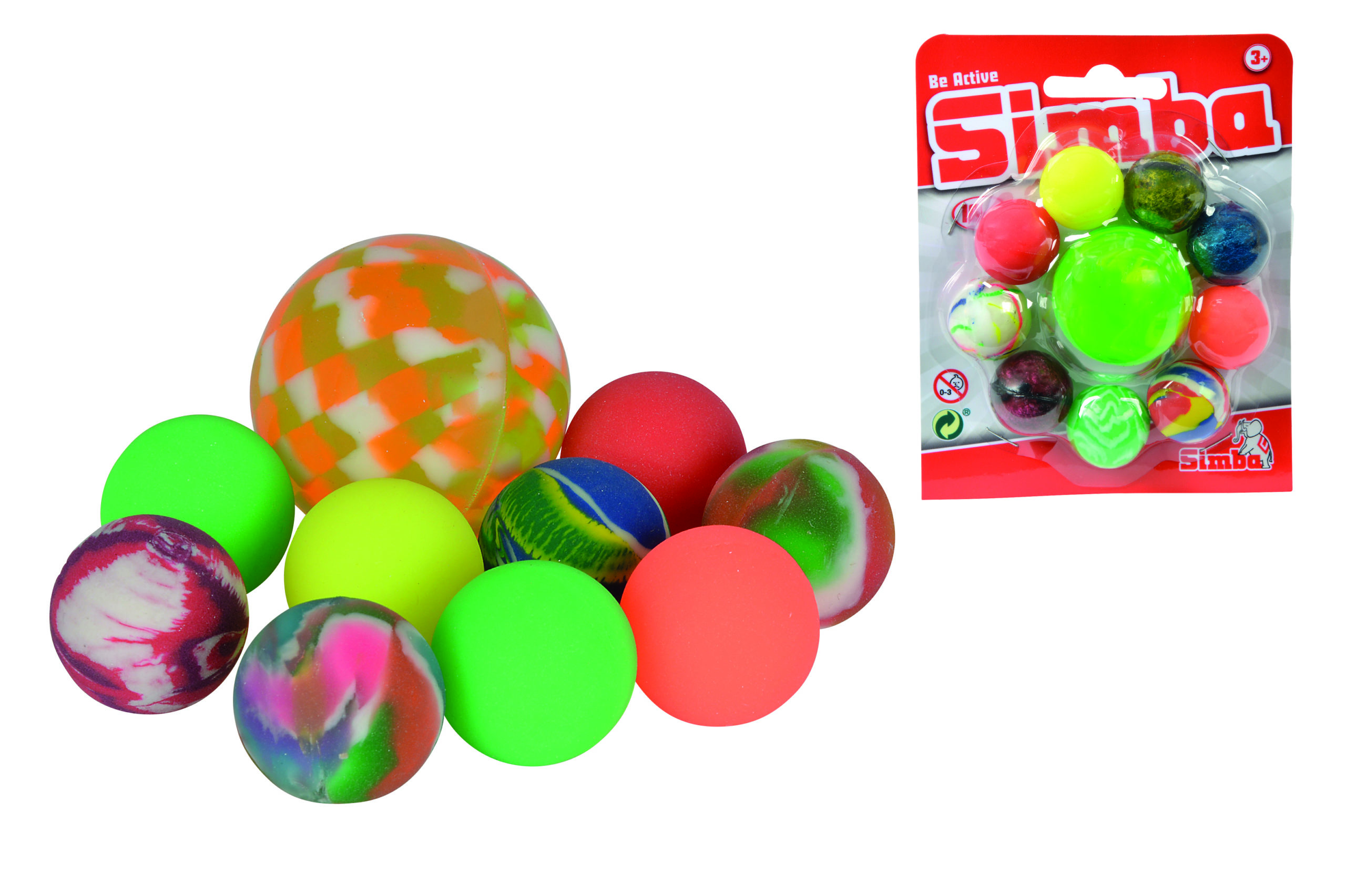 Simba - Bouncing Balls Set 10 Pcs. - ToyDubai.com