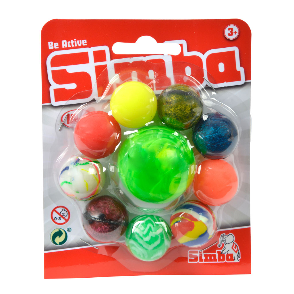 Simba - Bouncing Balls Set 10 Pcs. - Toy Dubai (Toys MENA LLC)