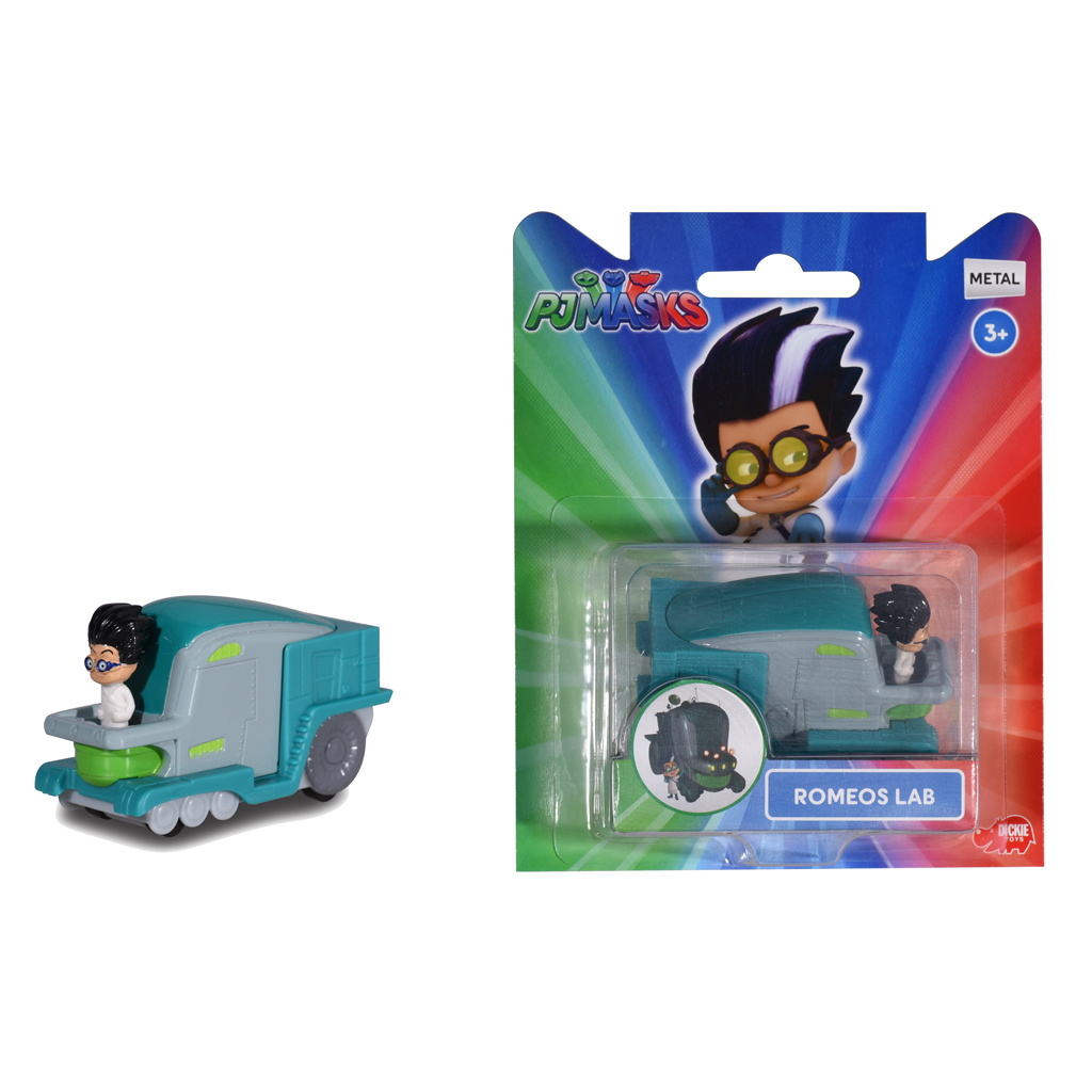 Dickie - Pj Masks Single Pack Romeo'S Lab - ToyDubai.com