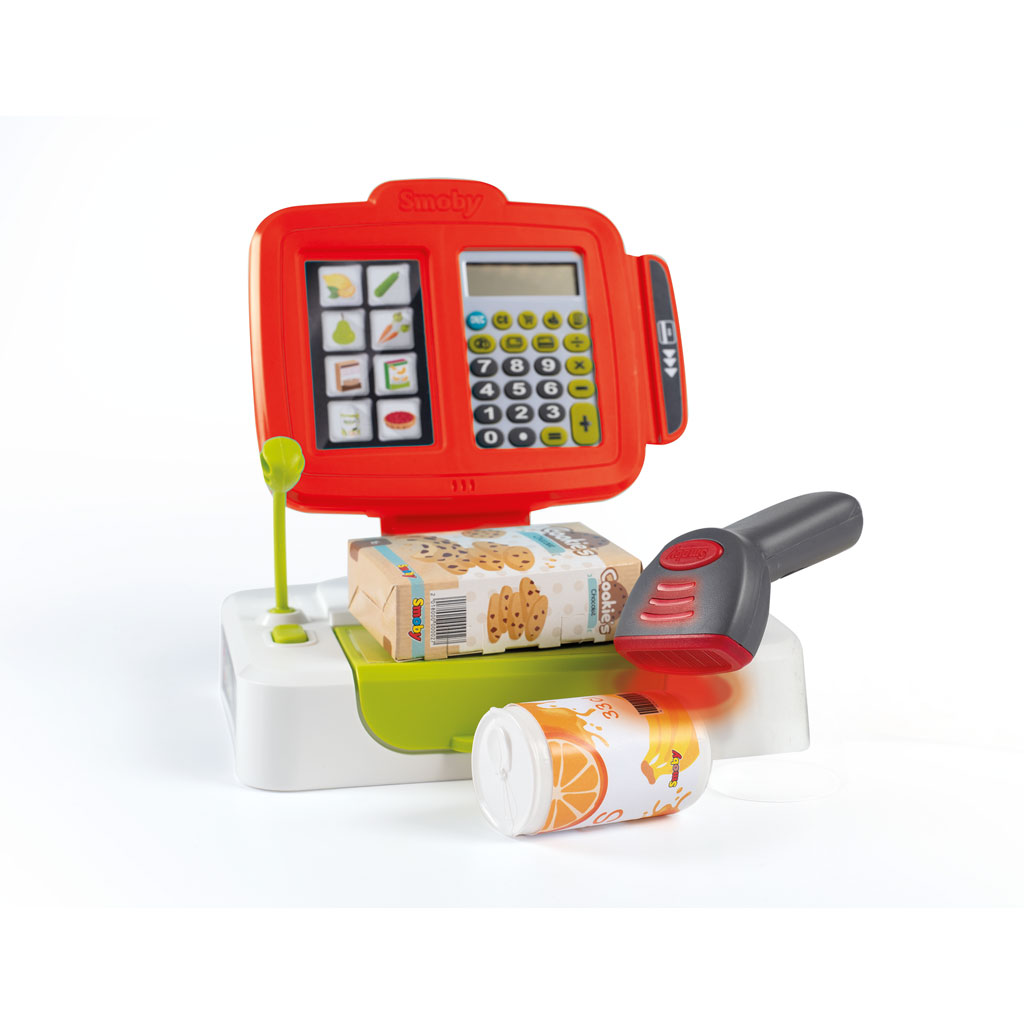 Smoby - Large Cash Register Red - ToyDubai.com