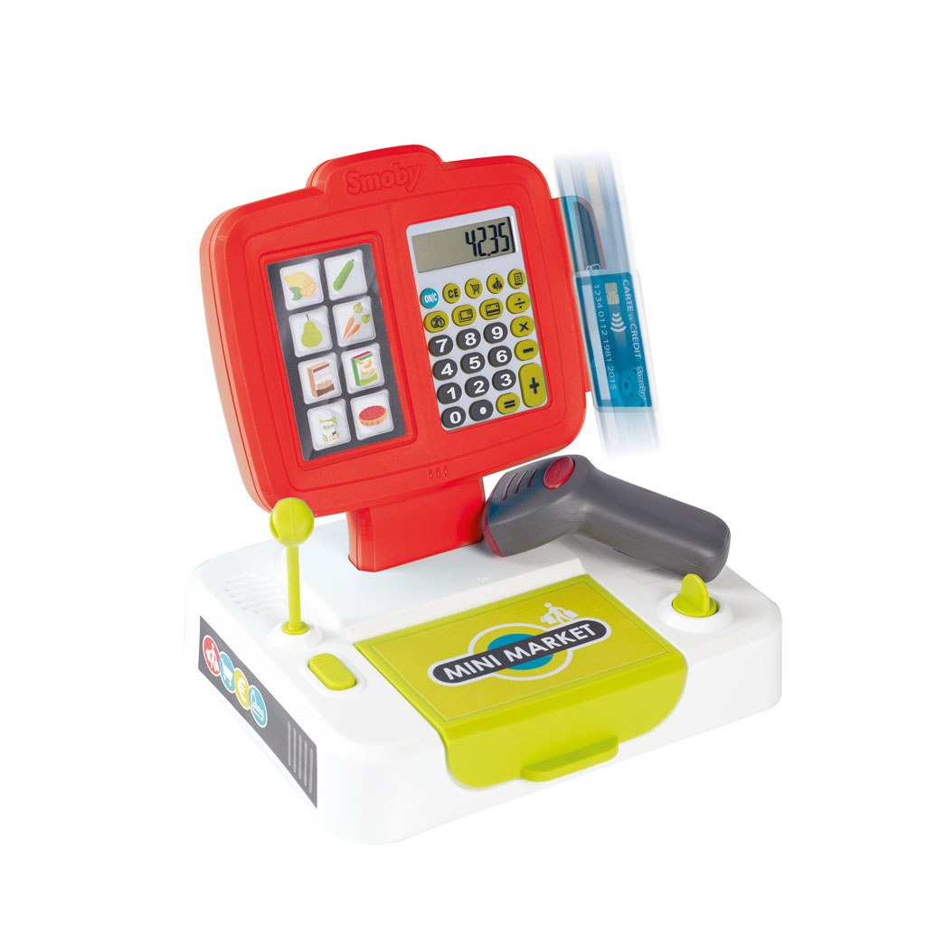 Smoby - Large Cash Register Red - ToyDubai.com