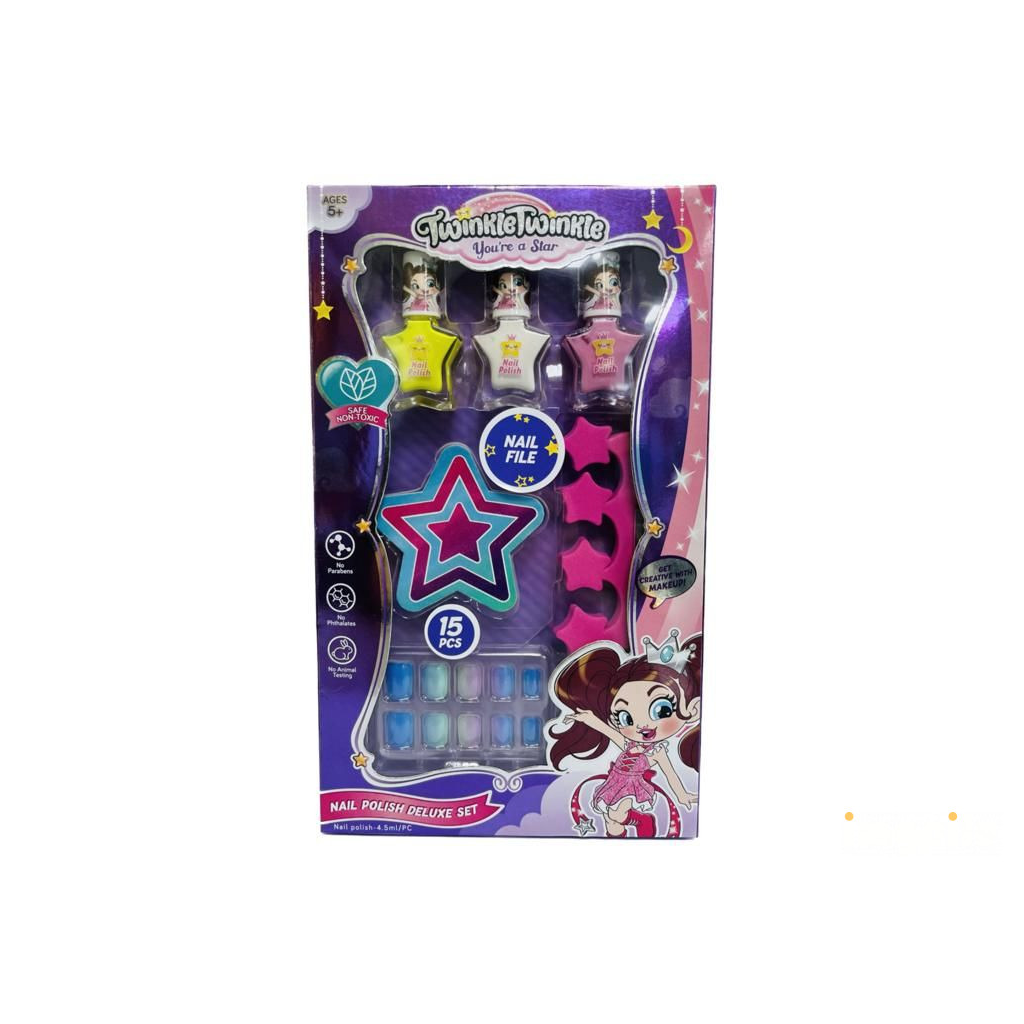Twinkle Twinkle Nail Polish Deluxe Set - ToyDubai.com