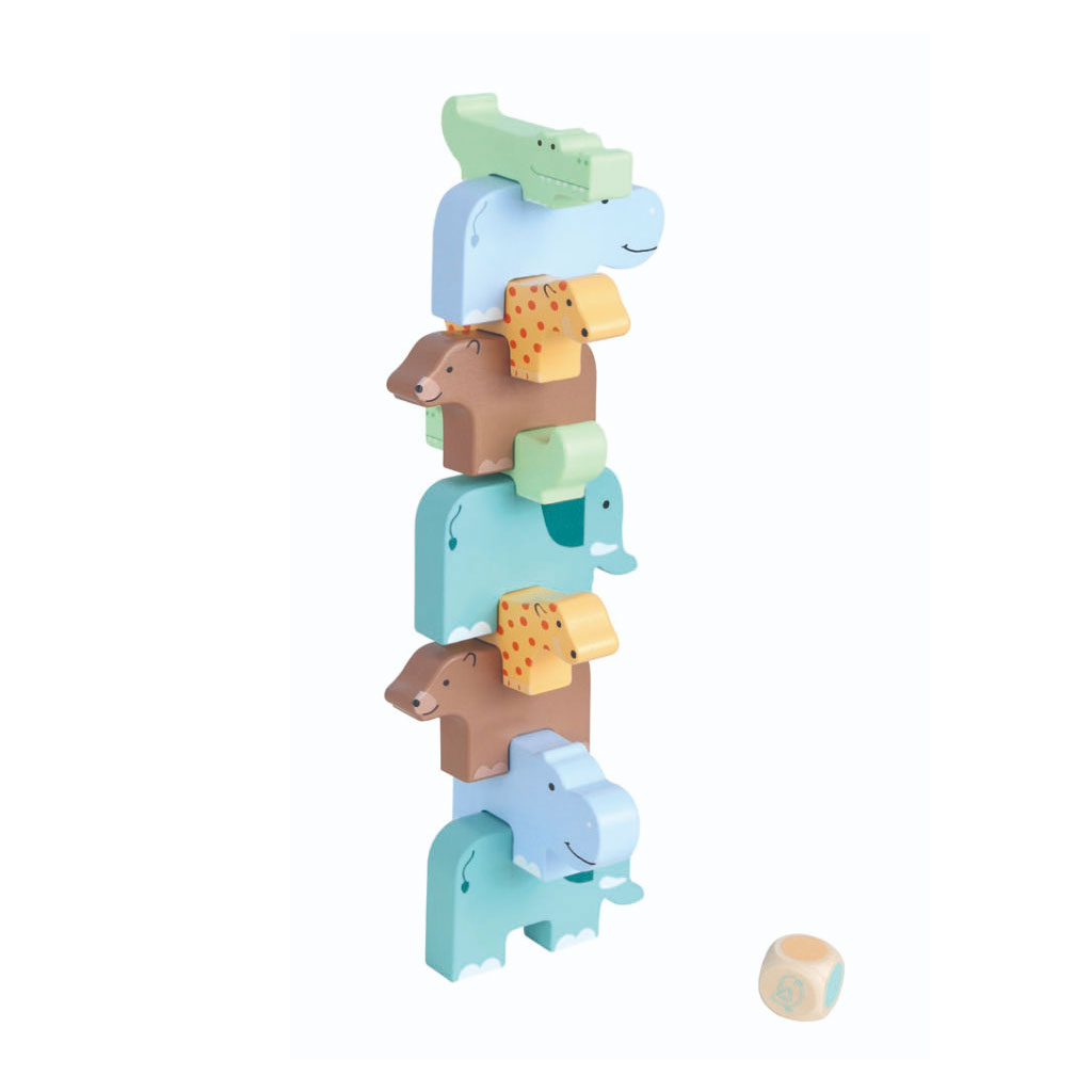 Lelin - Wild Animal Stacking - Toy Dubai (Toys MENA LLC)