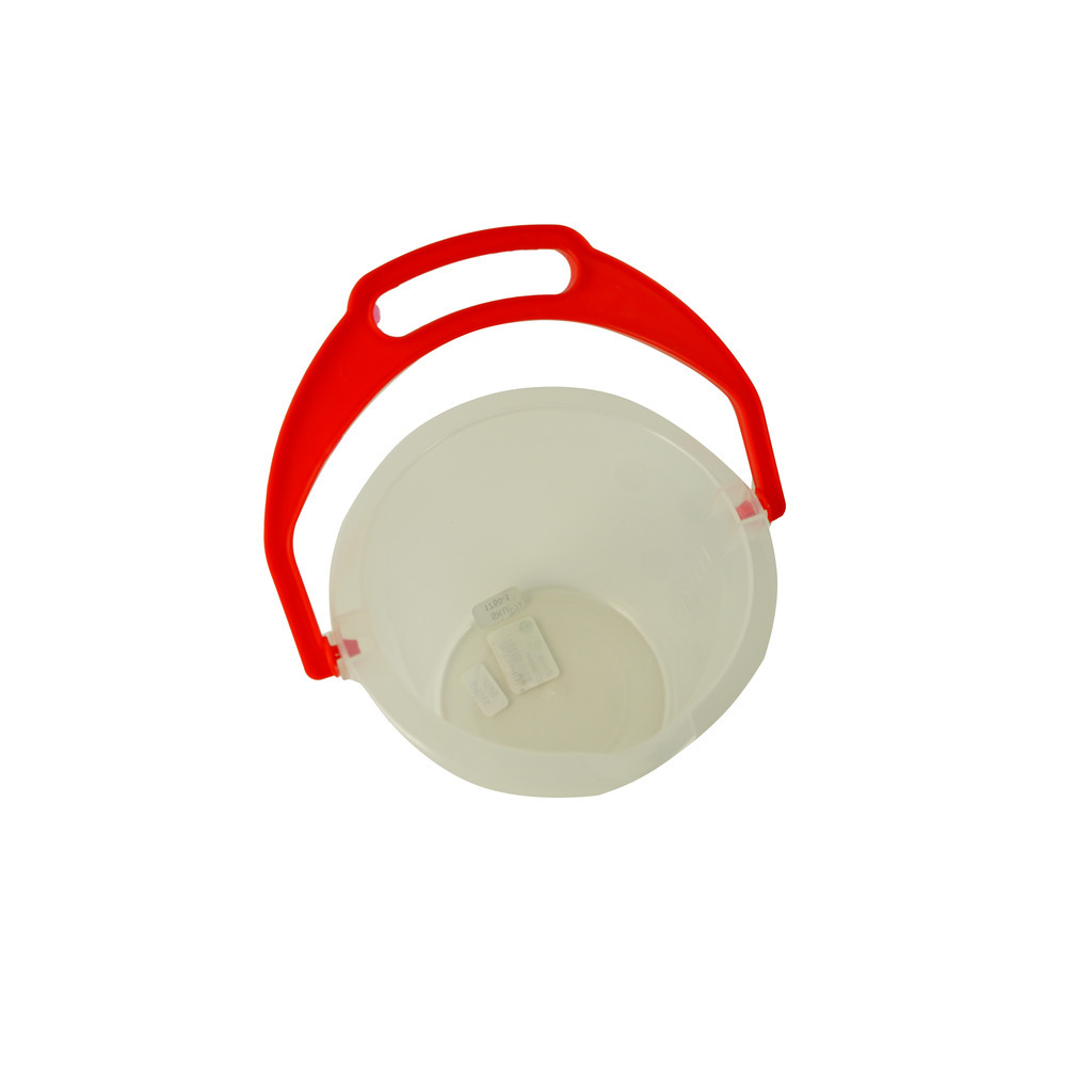 Frosted Transparent Bucket - Red - Toy Dubai (Toys MENA LLC)