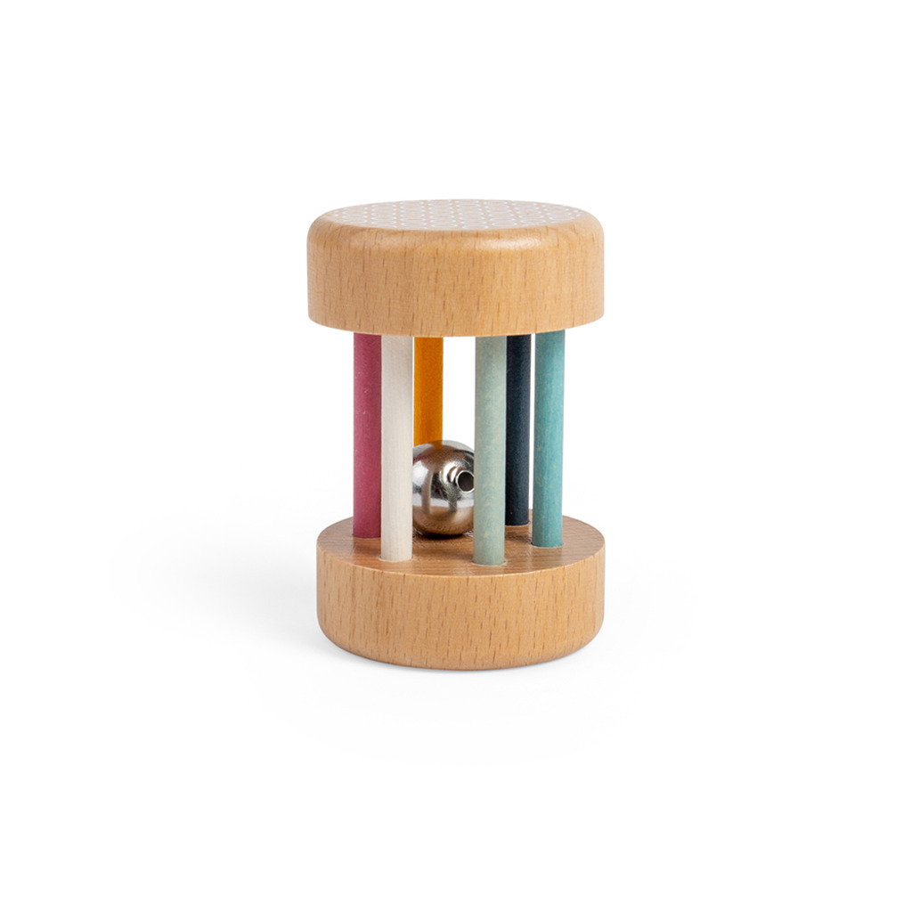 Bigjigs - Wooden Roll Rattle - Toy Dubai (Toys MENA LLC)