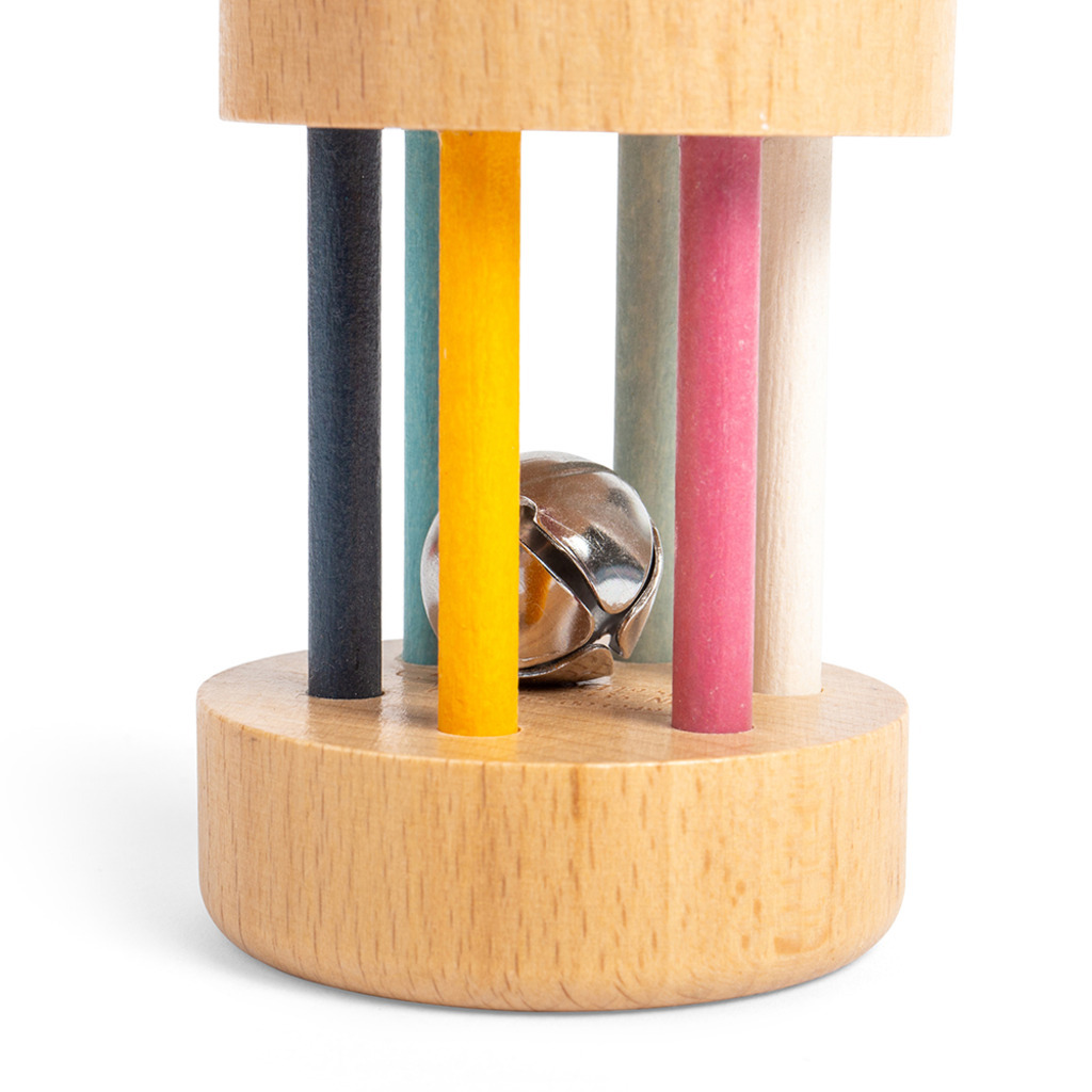 Bigjigs - Wooden Roll Rattle - Toy Dubai (Toys MENA LLC)
