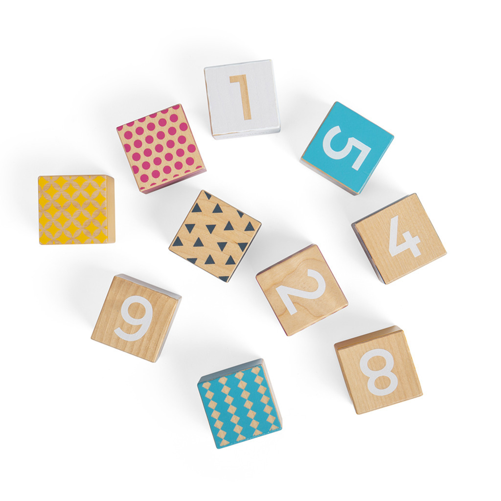 Bigjigs - Wooden Number Blocks - Toy Dubai (Toys MENA LLC)