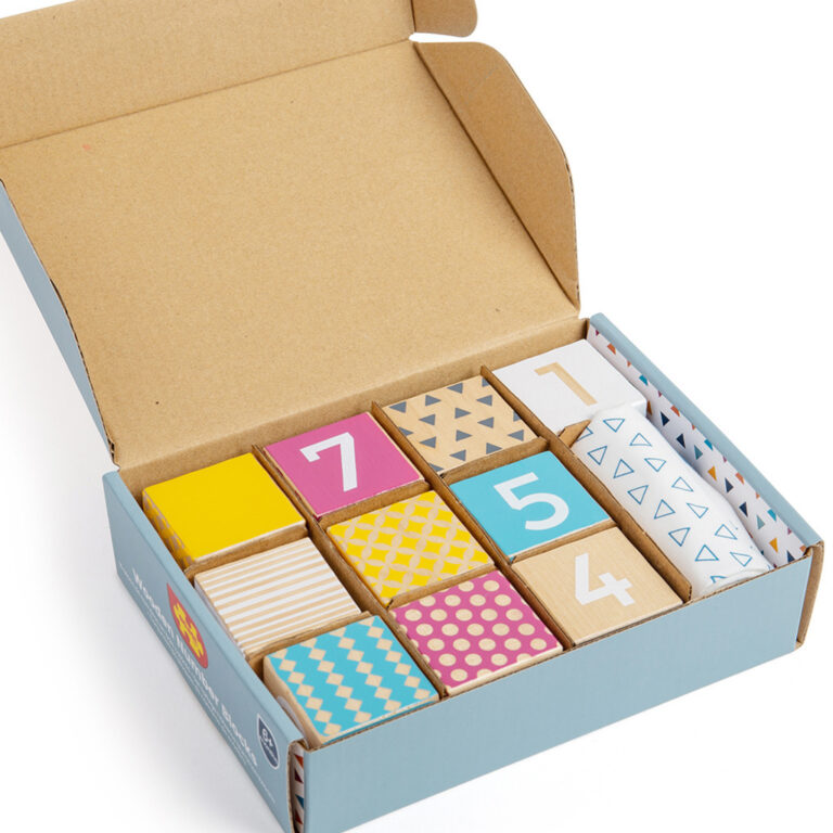 Bigjigs - Wooden Number Blocks - Toy Dubai (Toys MENA LLC)