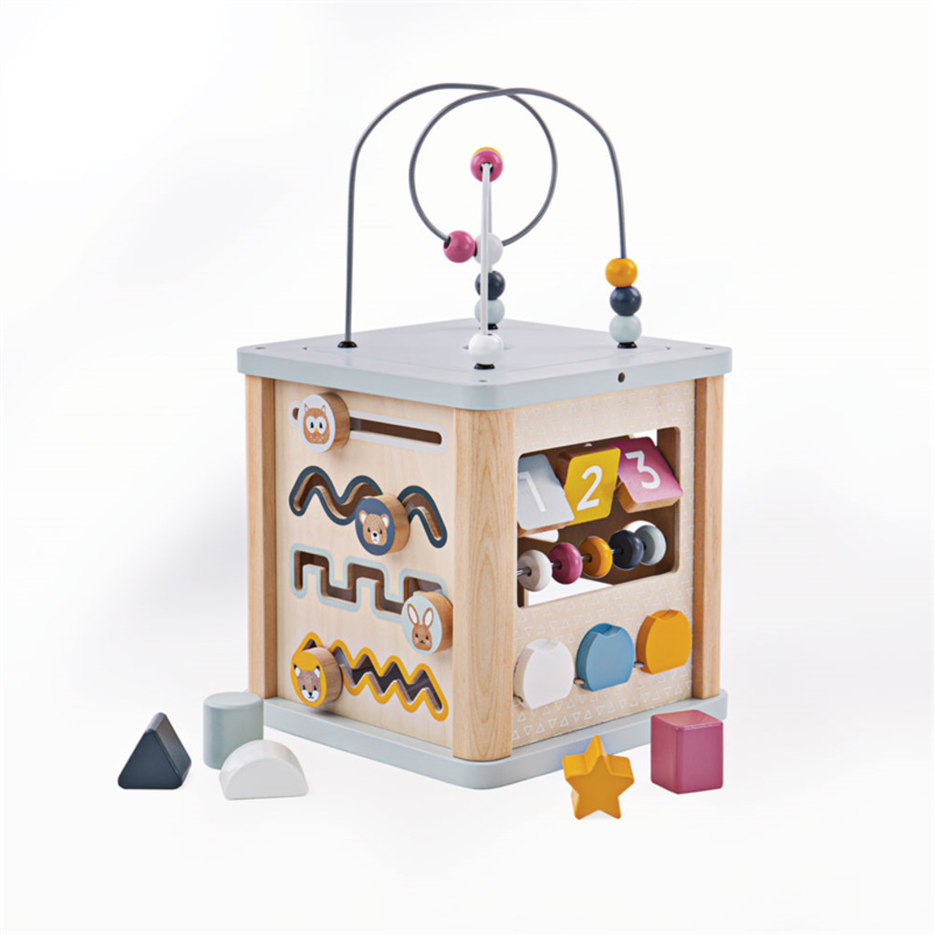 Bigjigs - Activity Cube - FSC 100% - Toy Dubai (Toys MENA LLC)