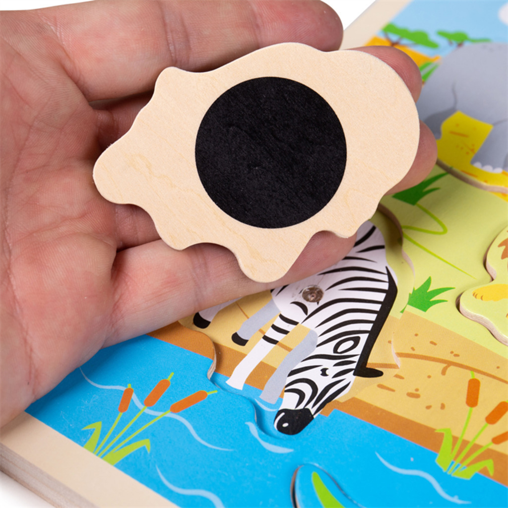 Bigjigs - Sound Puzzle - Safari - Toy Dubai (Toys MENA LLC)