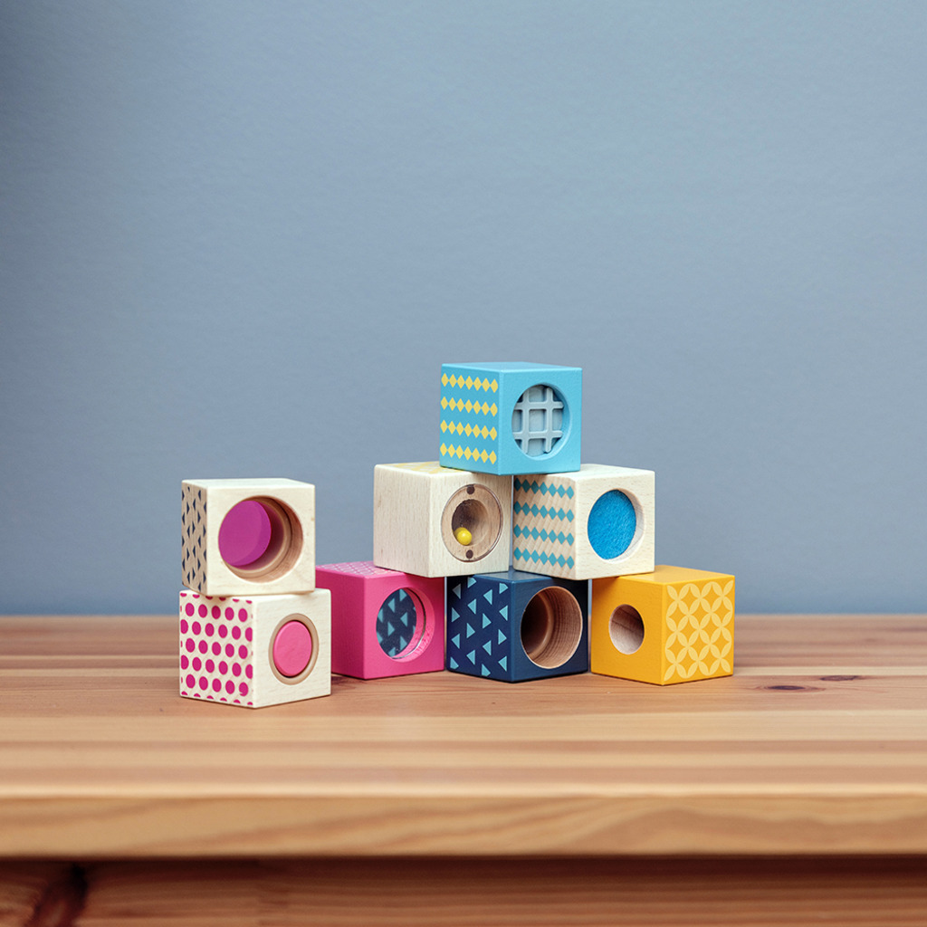 Bigjigs - Sensory Blocks - Toy Dubai (Toys MENA LLC)