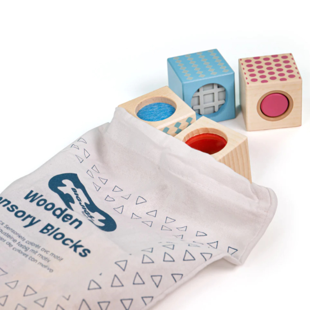 Bigjigs - Sensory Blocks - Toy Dubai (Toys MENA LLC)