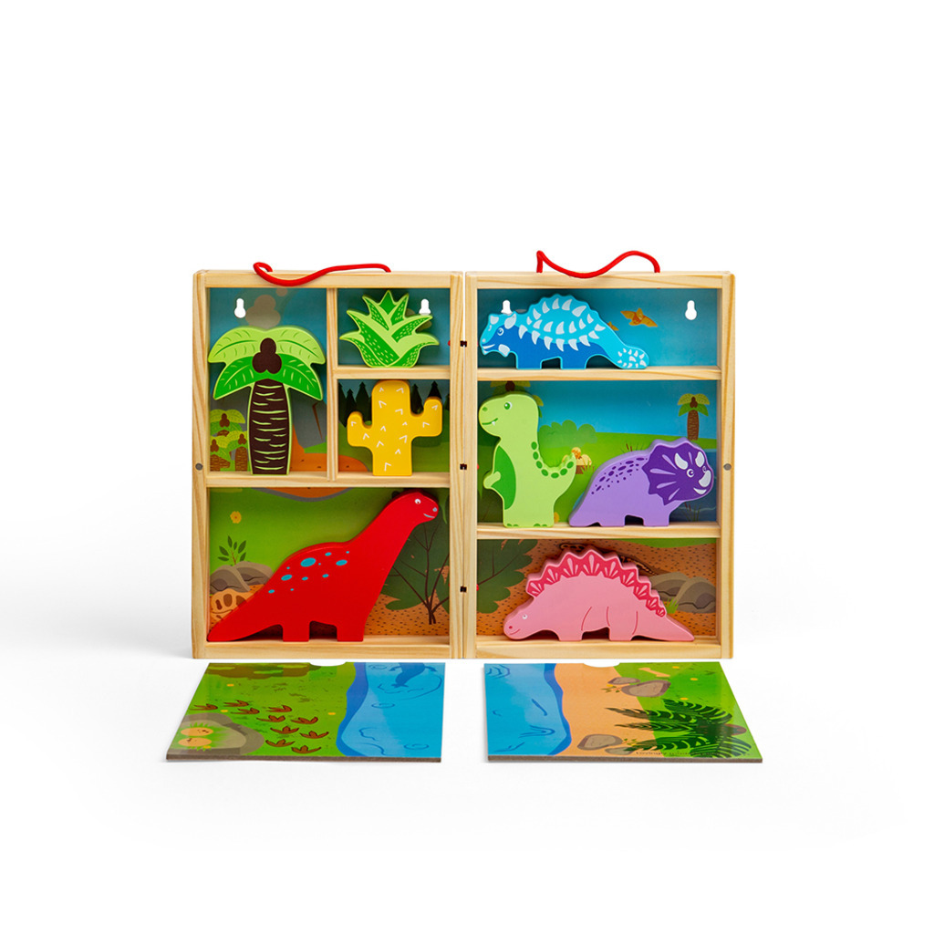 Bigjigs - Dinosaur Animal Play Box - Toy Dubai (Toys MENA LLC)
