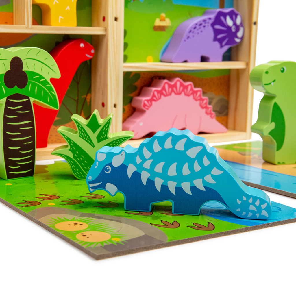 Bigjigs - Dinosaur Animal Play Box - Toy Dubai (Toys MENA LLC)