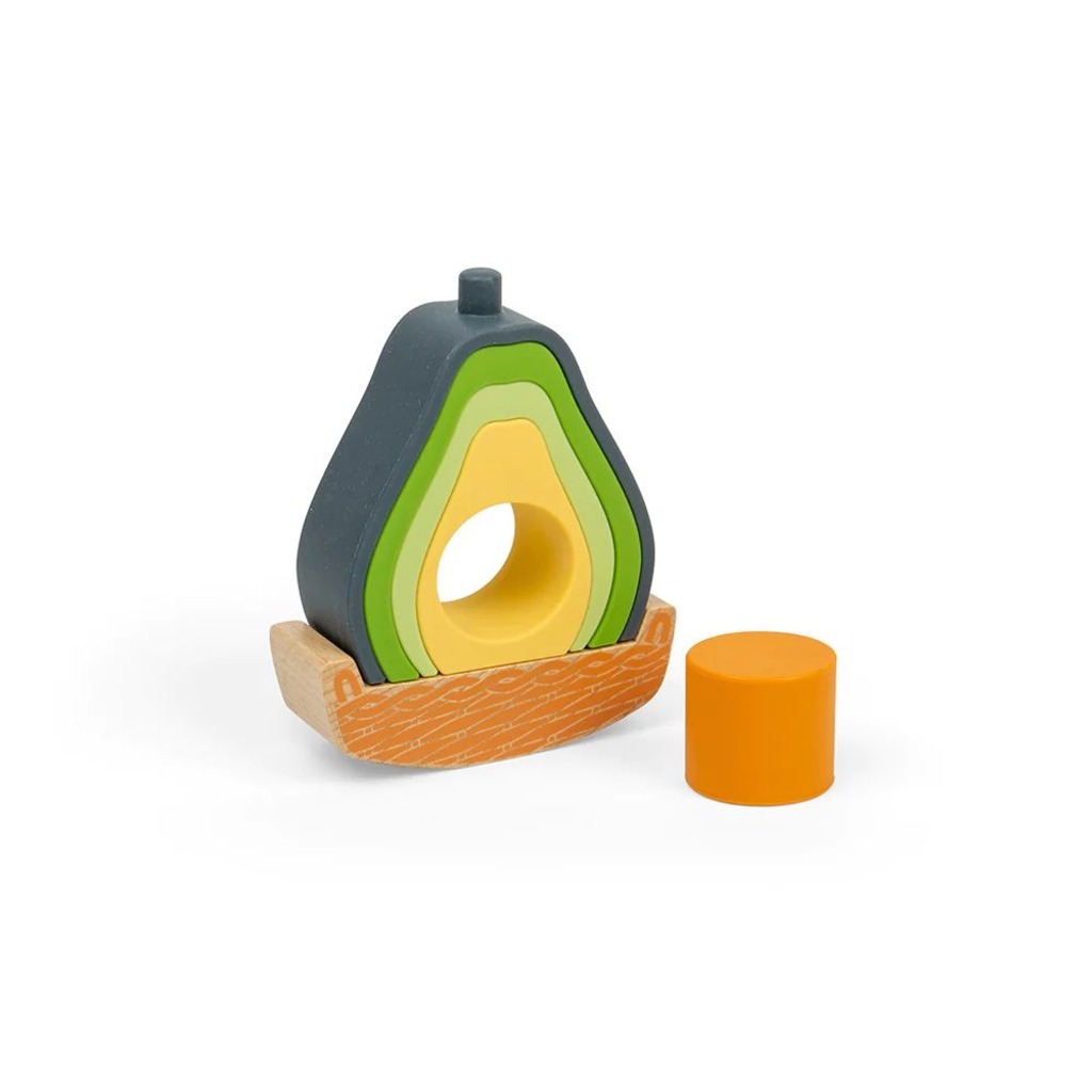 Bigjigs - Rocking Avocado - Toy Dubai (Toys MENA LLC)