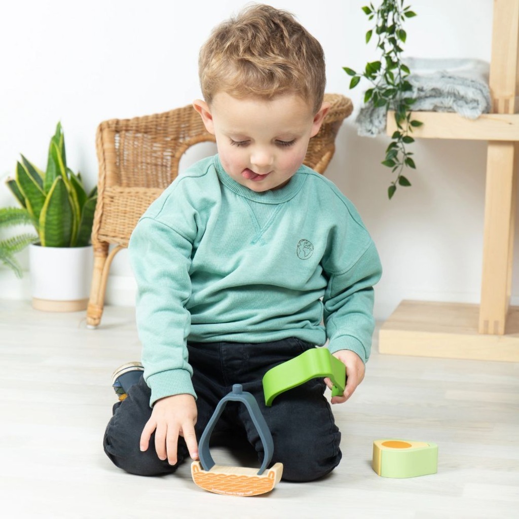 Bigjigs - Rocking Avocado - Toy Dubai (Toys MENA LLC)