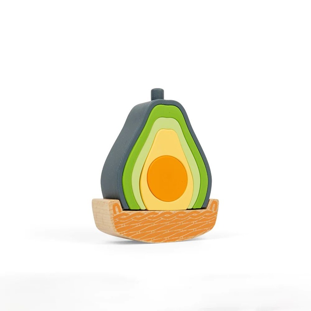 Bigjigs - Rocking Avocado - Toy Dubai (Toys MENA LLC)
