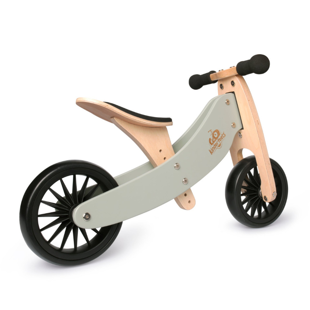 2-in-1 Tiny Tot PLUS Tricycle and Balance Bike - Silver Sage - Toy ...