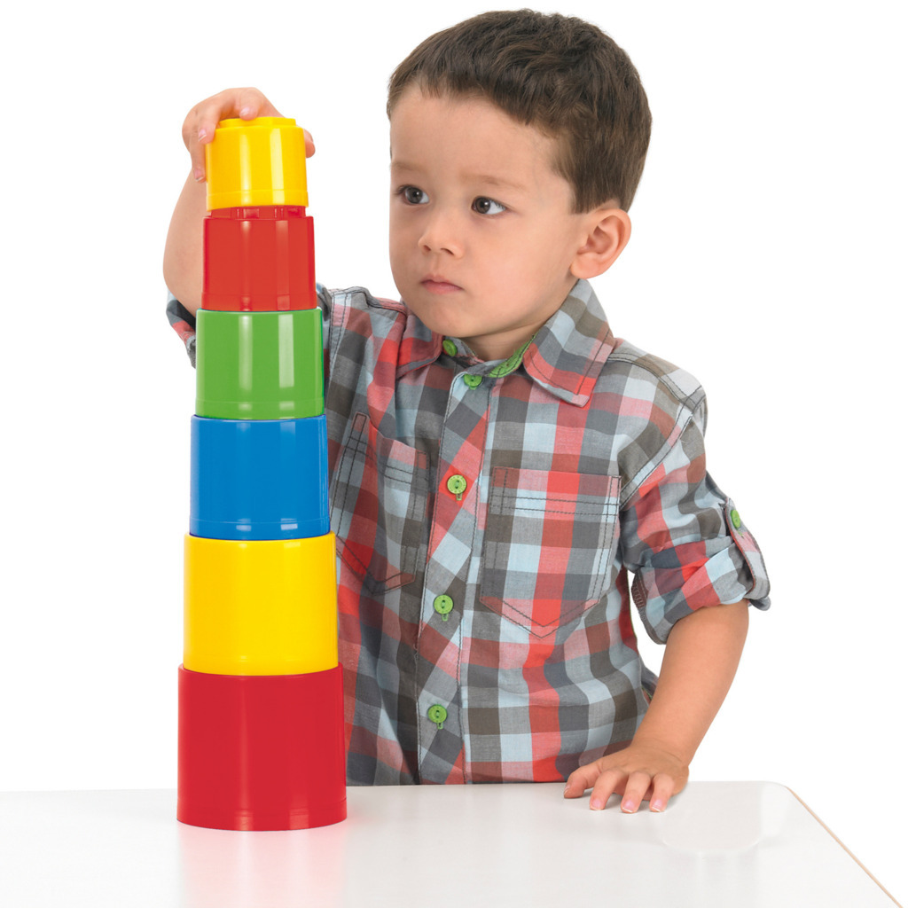 Colourful Stacking Cups - Toy Dubai (Toys MENA LLC)