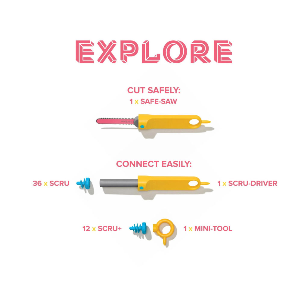 Explore - 50pcs Kit for 1-2 Makers - Toy Dubai (Toys MENA LLC)