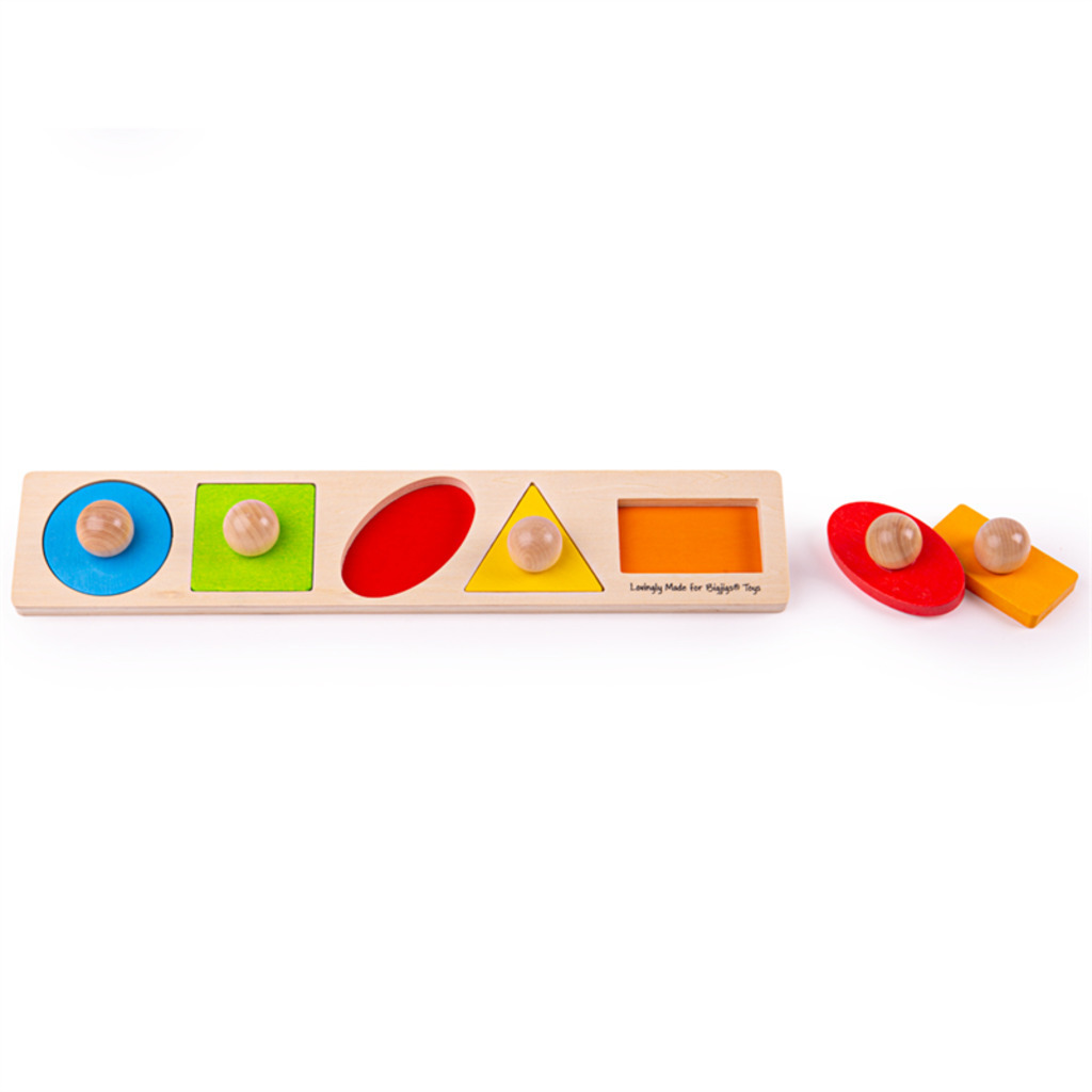 Bigjigs - Shape Matching Board - Toy Dubai (Toys MENA LLC)