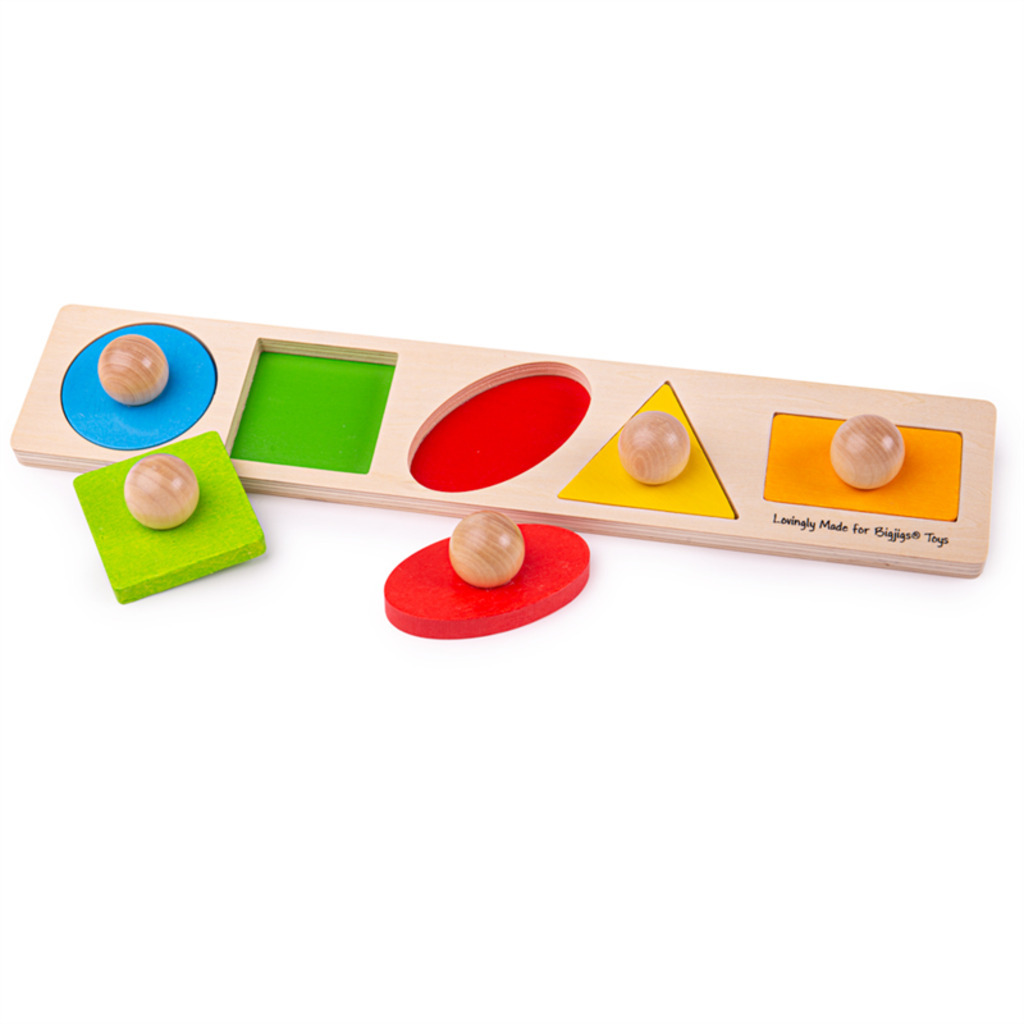 Bigjigs Shape Matching Board Toy Dubai Toys MENA LLC bigjigs-shape-matching-board-toy-dubai-toys-mena-llc