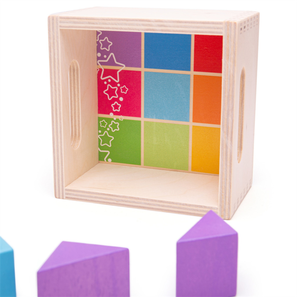 Bigjigs - Rainbow Building Blocks - Toy Dubai (Toys MENA LLC)