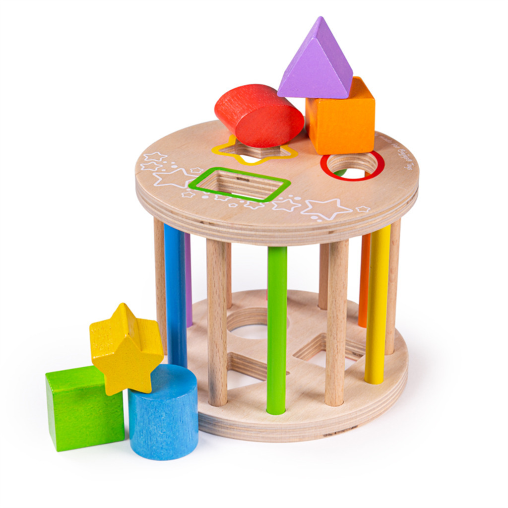 Bigjigs - Rolling Shape Sorter - Toy Dubai (Toys MENA LLC)
