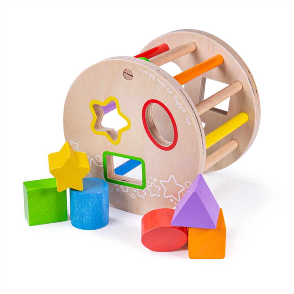 Bigjigs - Rolling Shape Sorter - Toy Dubai (Toys MENA LLC)