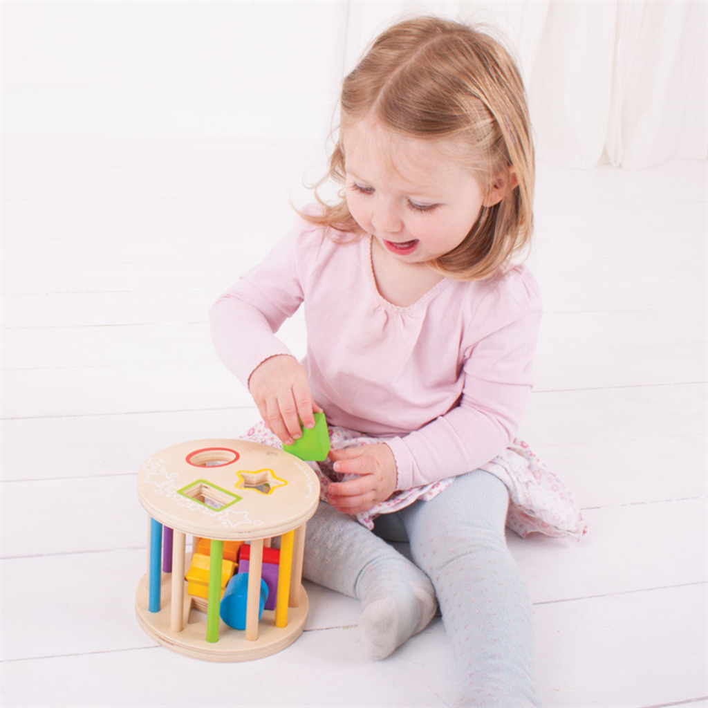 Bigjigs - Rolling Shape Sorter - Toy Dubai (Toys MENA LLC)