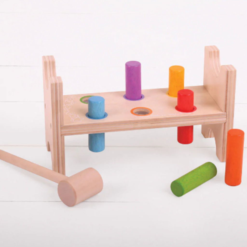 Bigjigs - First Hammer Bench - Toy Dubai (Toys MENA LLC)