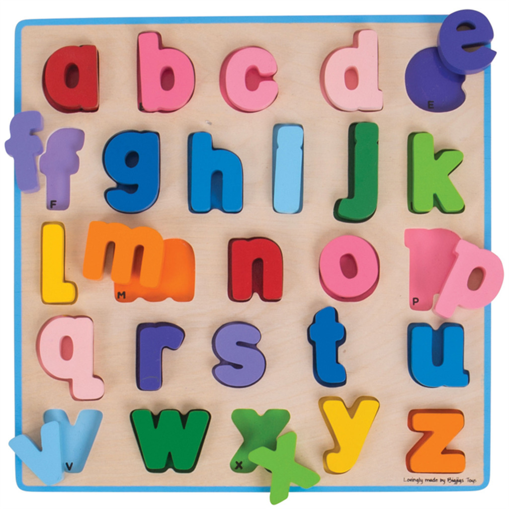 Bigjigs - abc Puzzle (lowercase) - Toy Dubai (Toys MENA LLC)