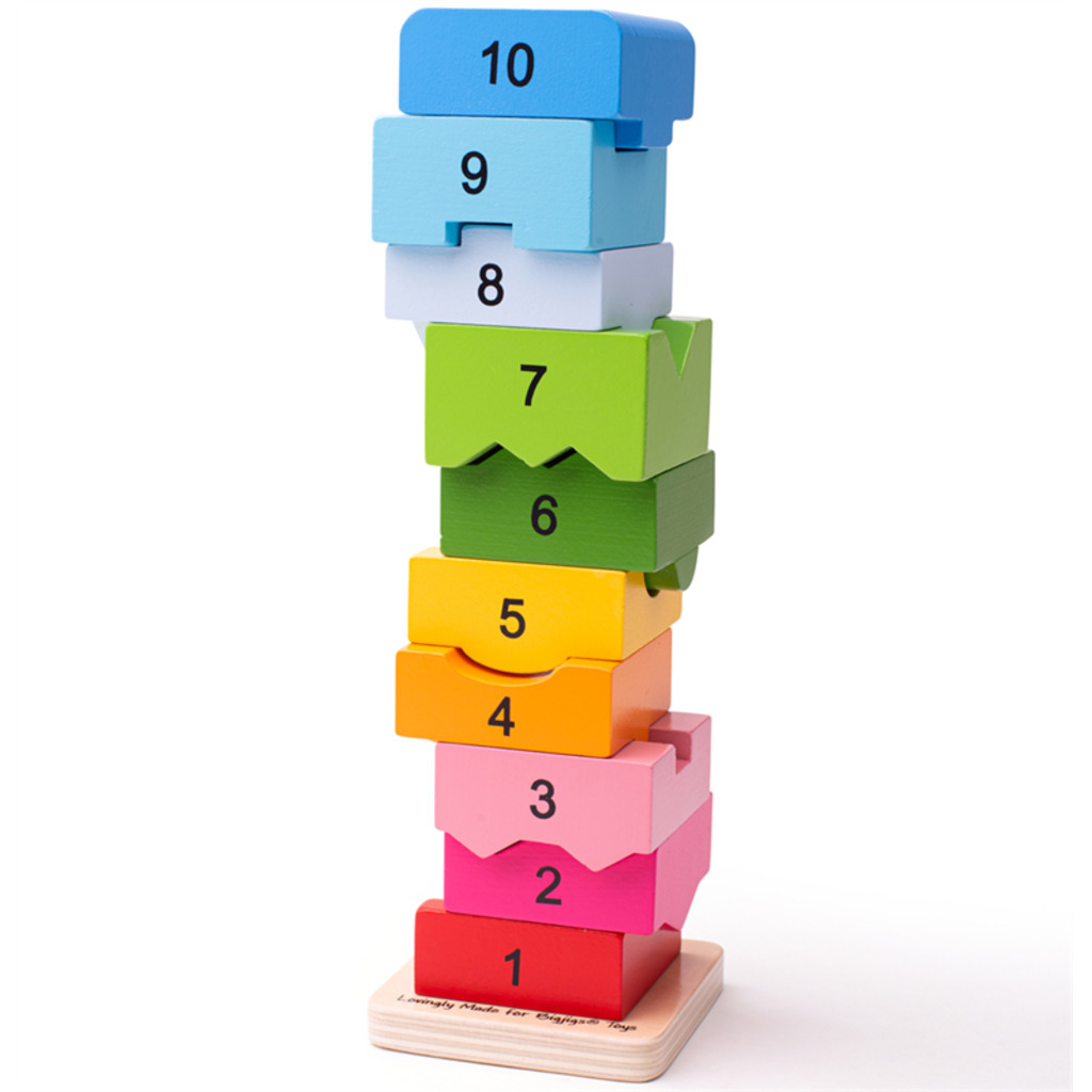 Bigjigs - Number Tower - Toy Dubai (Toys MENA LLC)