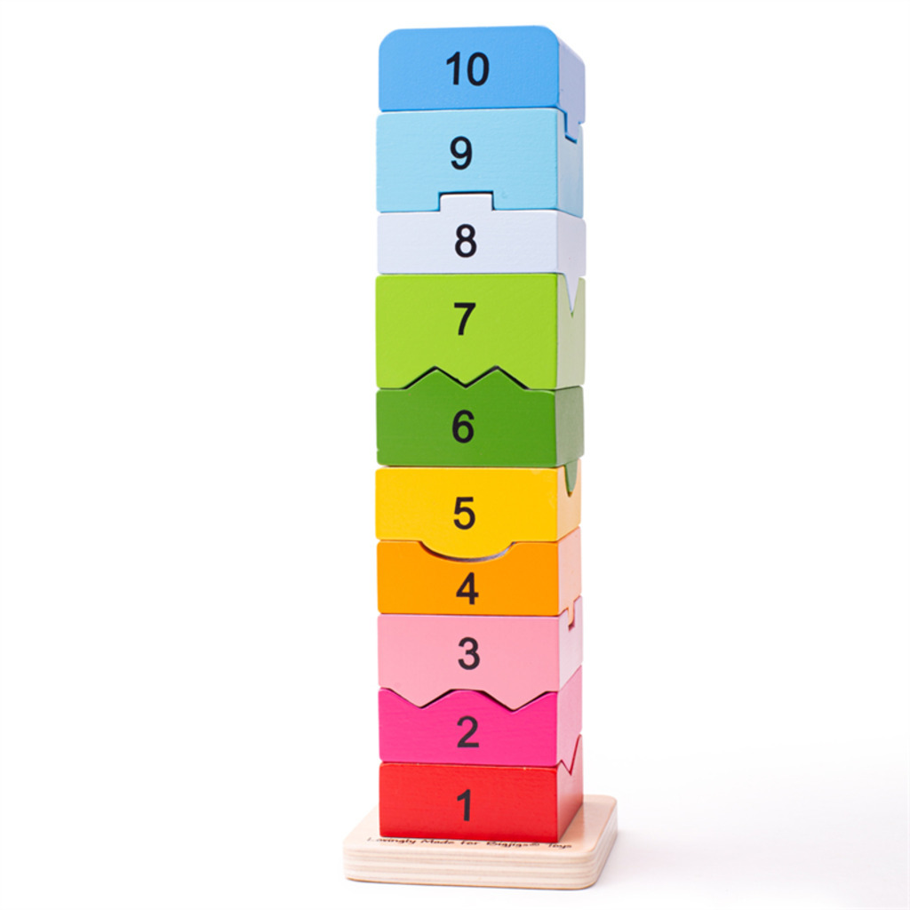 Bigjigs - Number Tower - Toy Dubai (Toys MENA LLC)