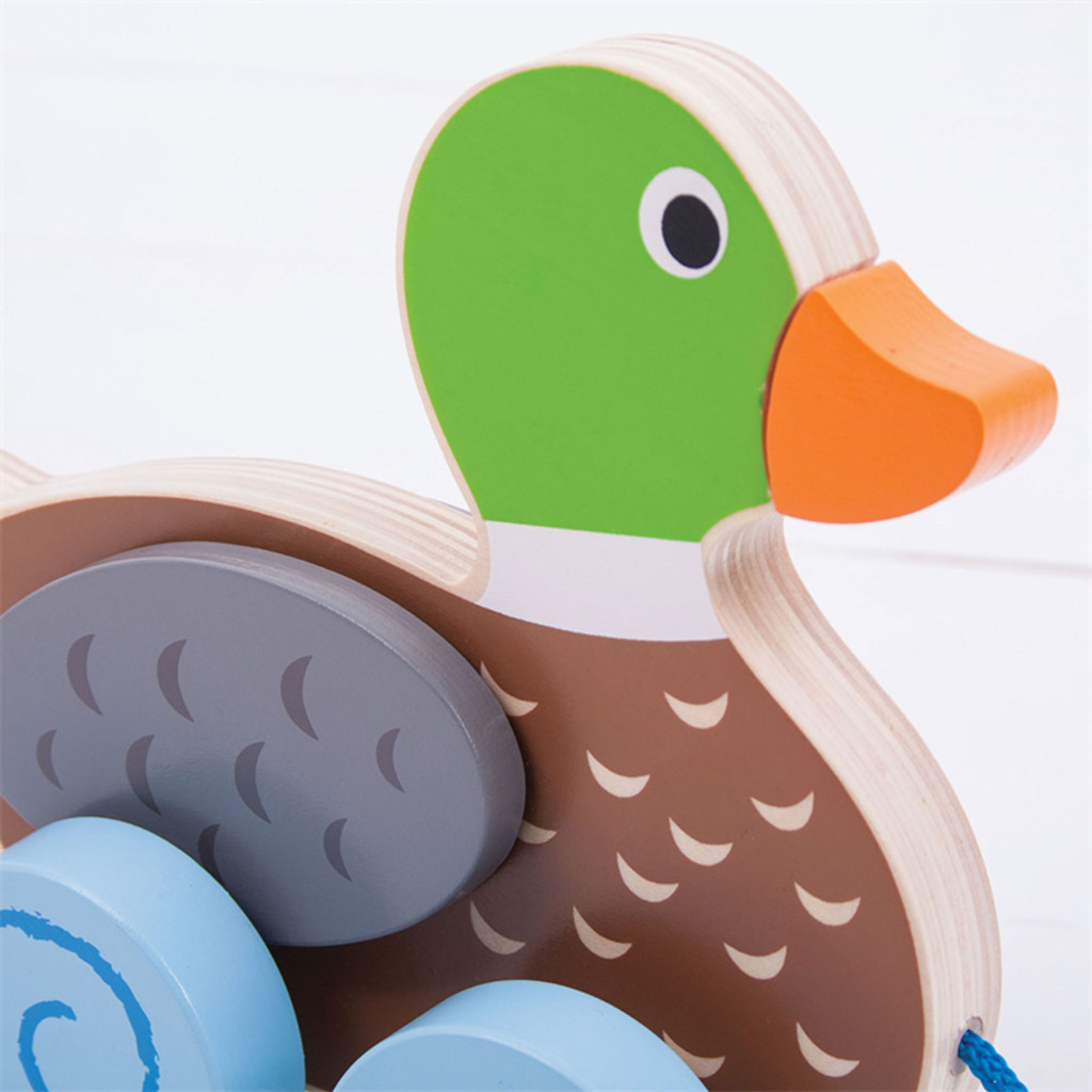 Bigjigs - Duck Pull Along - Toy Dubai (Toys MENA LLC)