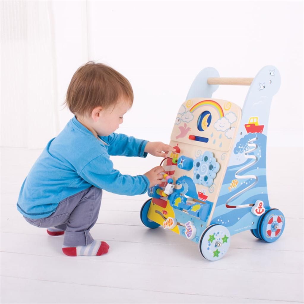 Bigjigs - Marine Activity Walker - Toy Dubai (Toys MENA LLC)