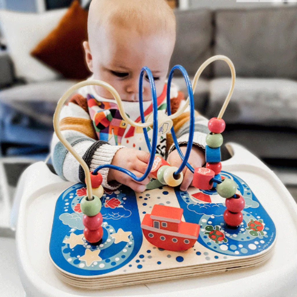 Bigjigs - Marine Bead Frame - Toy Dubai (Toys MENA LLC)