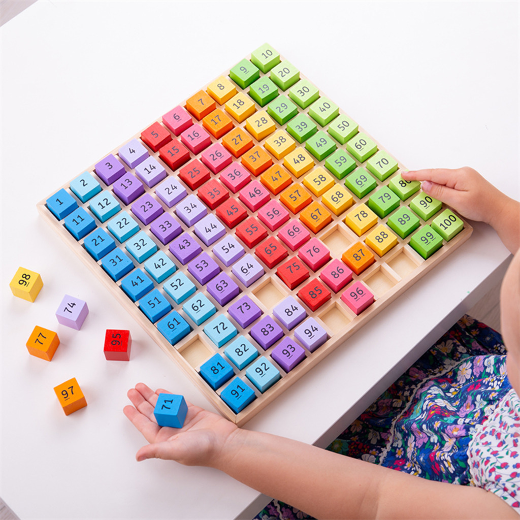 Bigjigs - Number Tray - Toy Dubai (Toys MENA LLC)