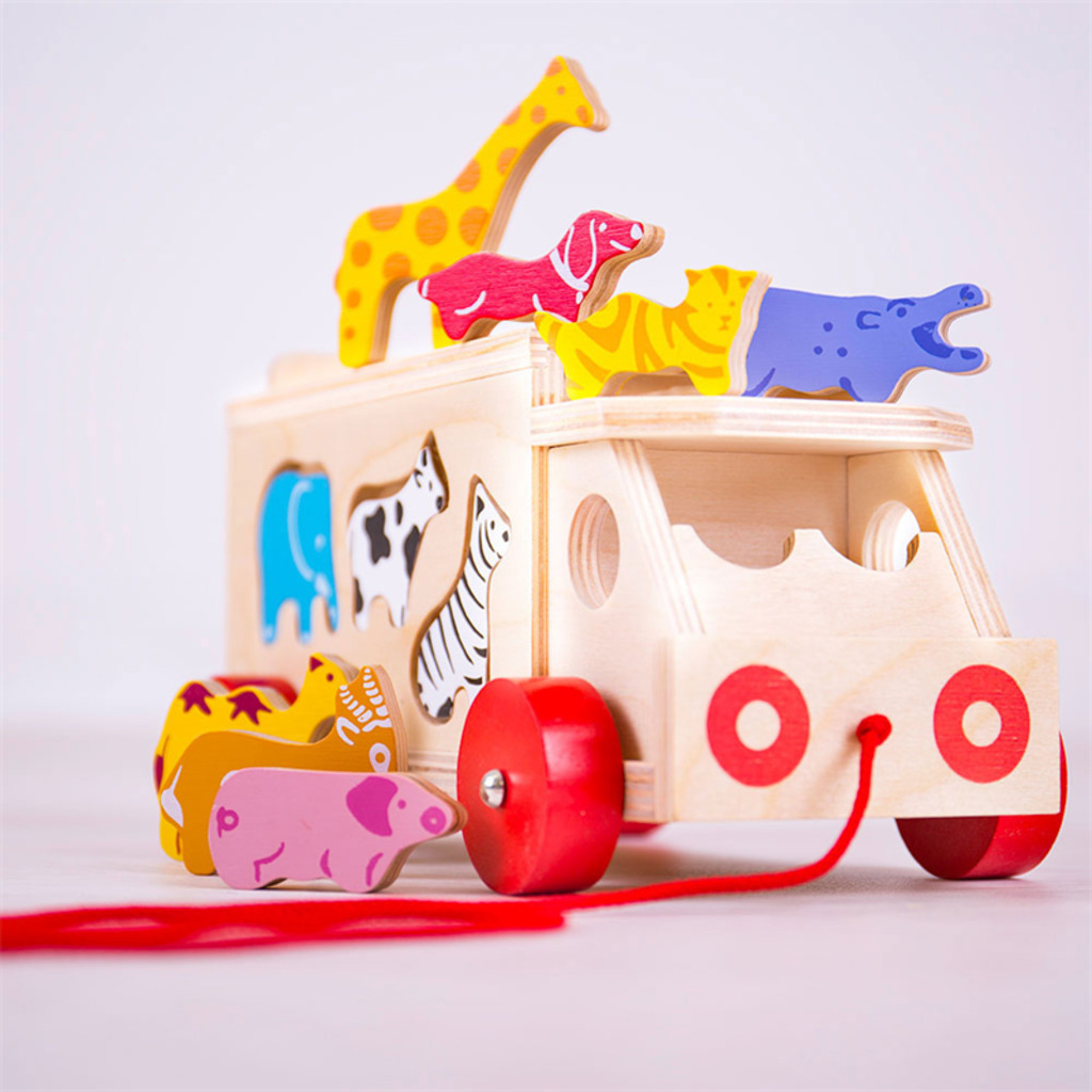 Bigjigs - Animal Shape Truck - Toy Dubai (Toys MENA LLC)