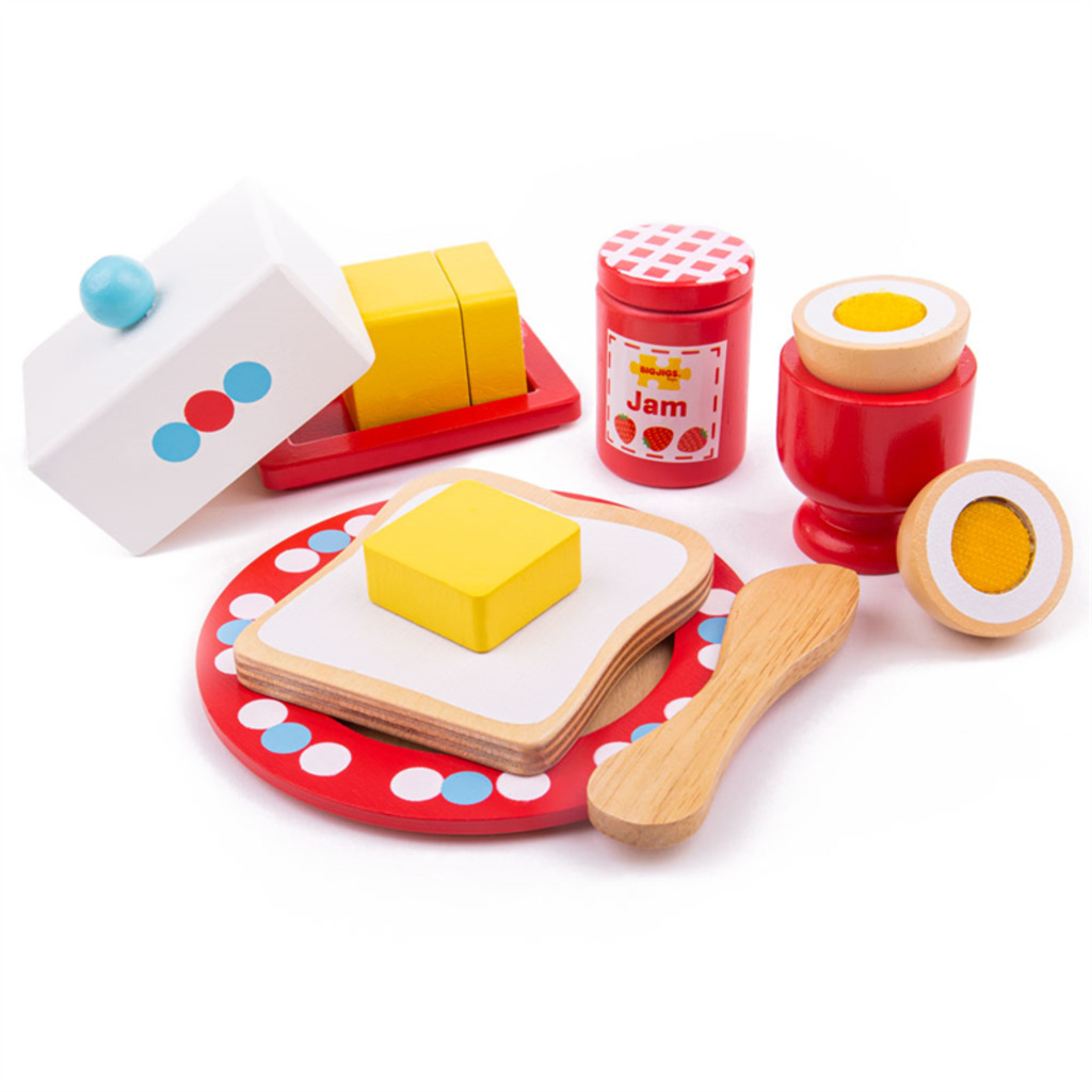 Bigjigs - Breakfast Time Set - Toy Dubai (Toys MENA LLC)