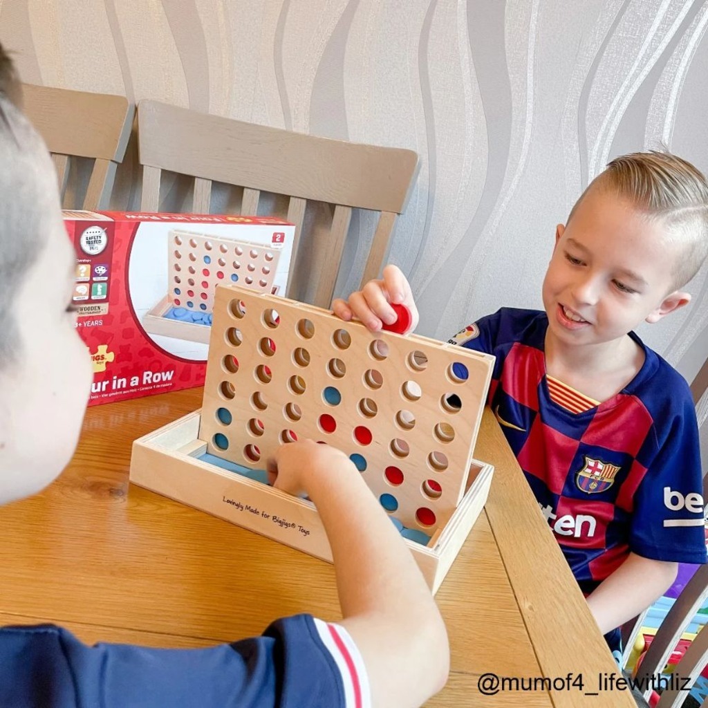 Bigjigs - Four in a Row - Toy Dubai (Toys MENA LLC)