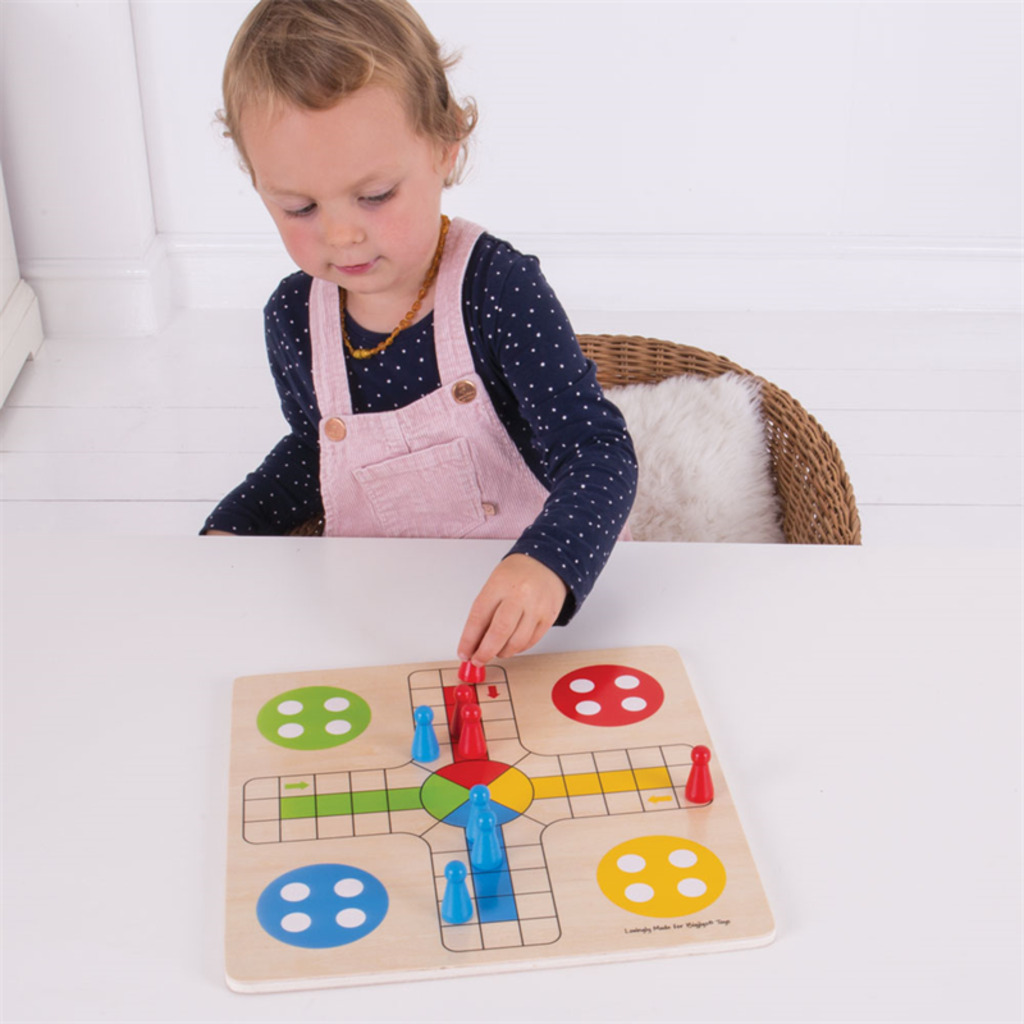 Bigjigs - Traditional Ludo - Toy Dubai (Toys MENA LLC)