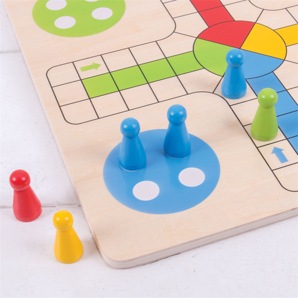 Bigjigs - Traditional Ludo - Toy Dubai (Toys MENA LLC)