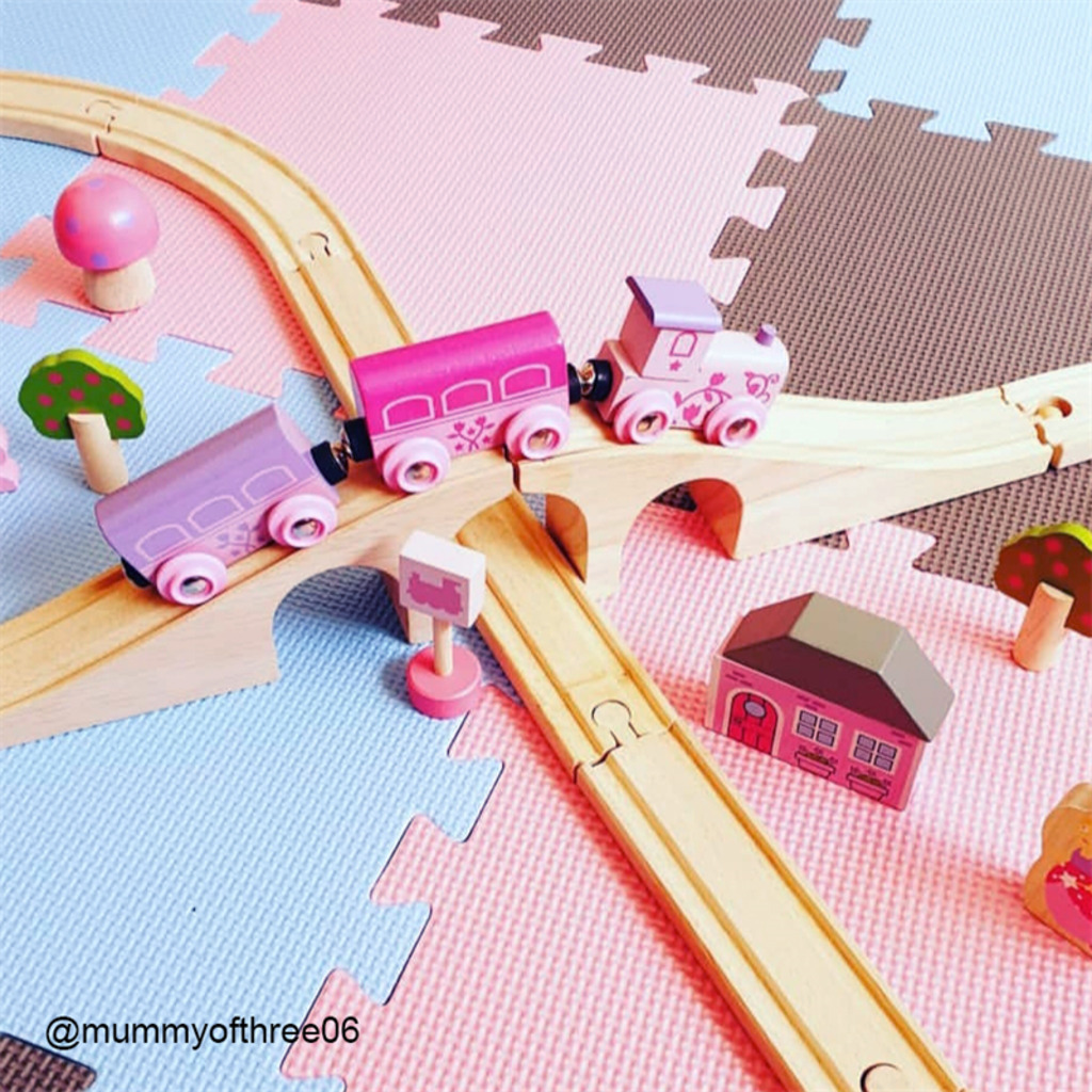 Bigjigs - Fairy Pink Train Set - Toy Dubai (Toys MENA LLC)