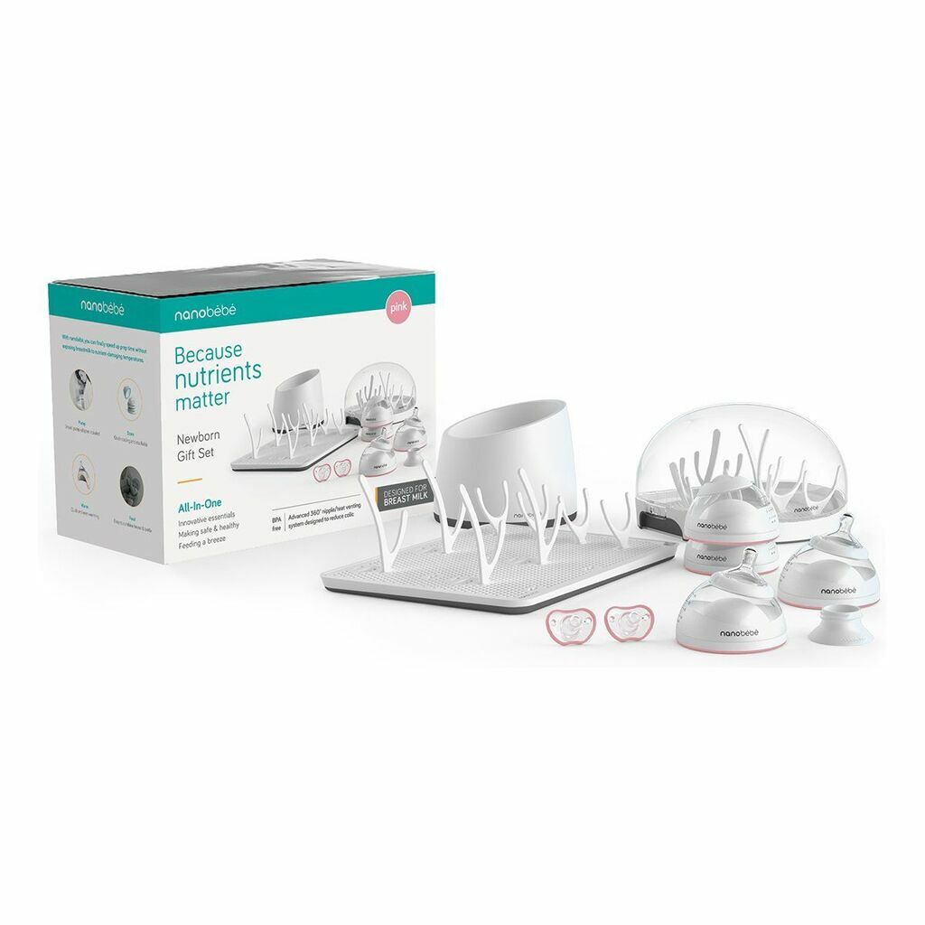 Nanobebe - Newborn Gift Set – Pink - Toy Dubai (Toys MENA LLC)
