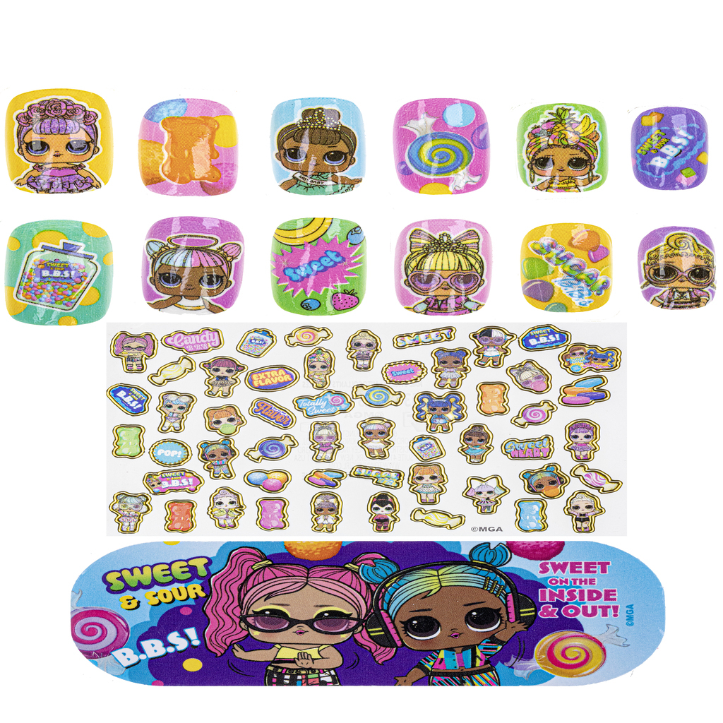 LOL Surprise! - Townley Girl Nail And Body Art Sticker Set - Toy Dubai ...