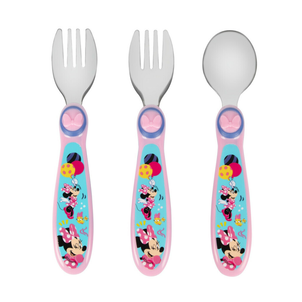 The First Years -Minnie Sculpted Flatware Set, 3 pcs - Toy Dubai (Toys ...