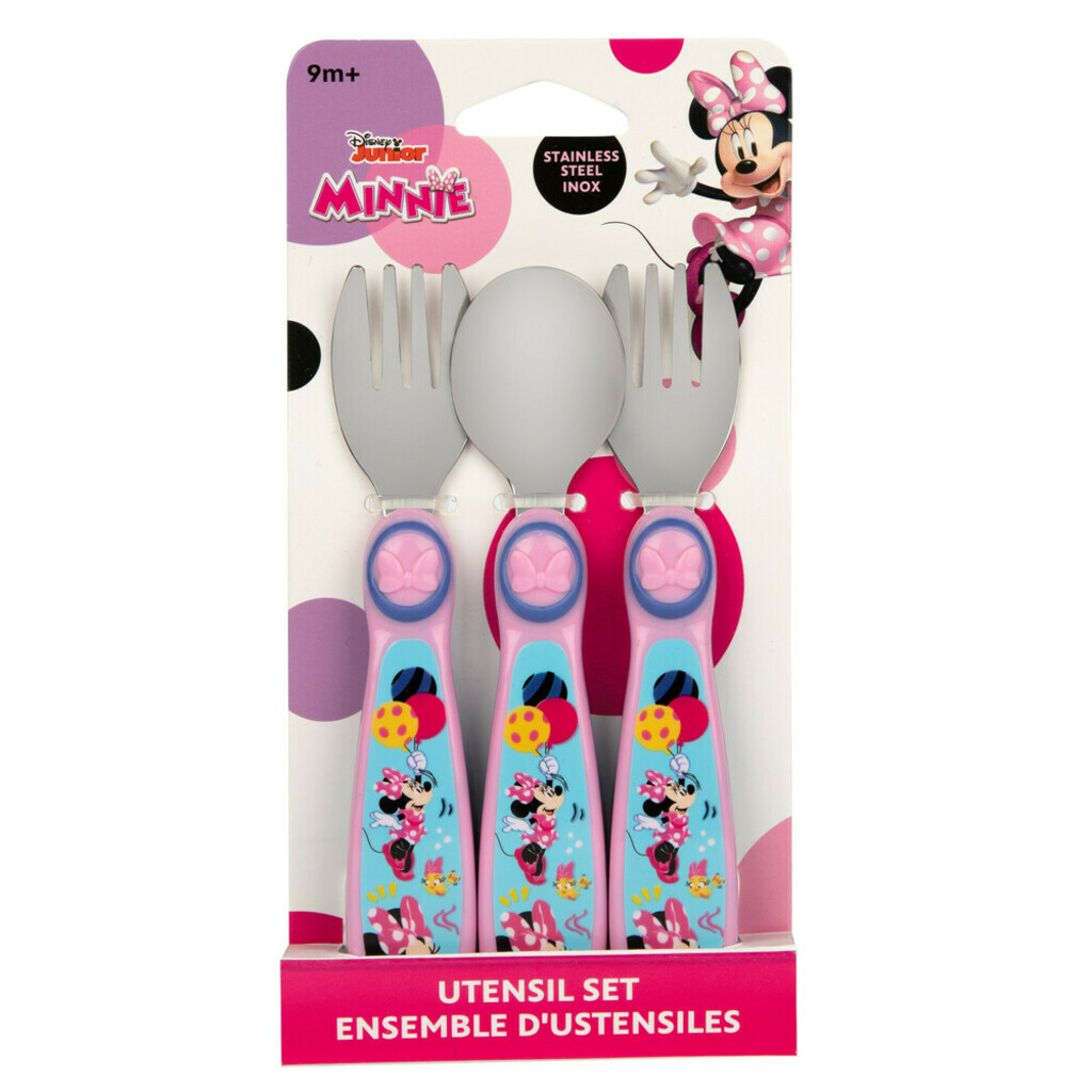 The First Years -Minnie Sculpted Flatware Set, 3 pcs - Toy Dubai (Toys ...