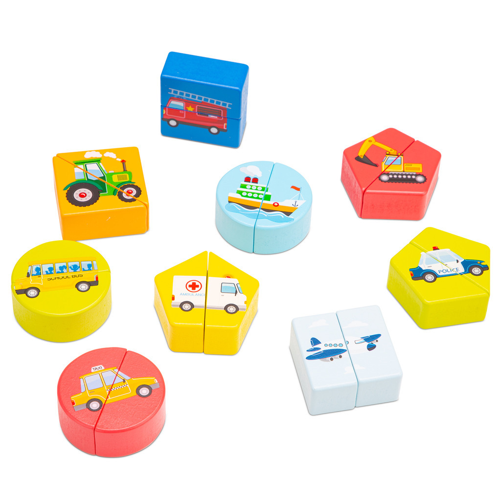 Shape Block Puzzle - Vehicles - Toy Dubai (Toys MENA LLC)