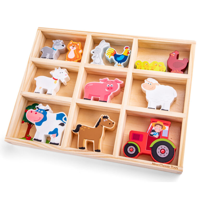 Wooden Farm Animals Set - Toy Dubai (Toys MENA LLC)
